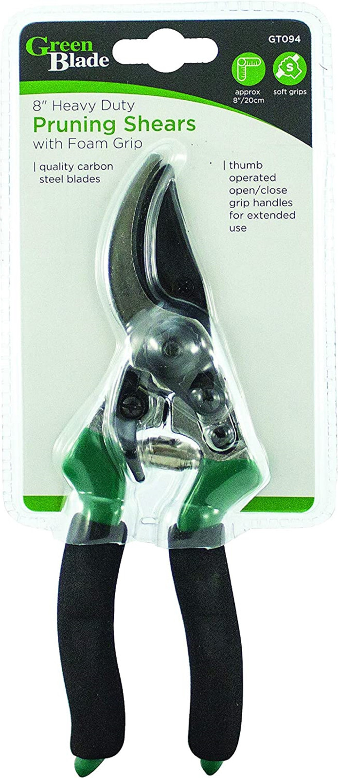 Pruning Shears Secateurs 8' Heavy Duty Foam | Grelly UK