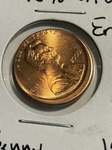2000 Off Center Lincoln Memorial Penny Small Cent US Error Coin | eBay