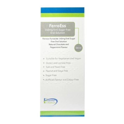 FERROESS Ferrous Fum... 140mg/5ml Syrup 300ml (Galfer Syrup Equivalent ...
