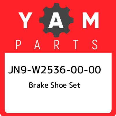 JN9-W2536-00-00 Yamaha Brake shoe set JN9W25360000, New Genuine OEM ...