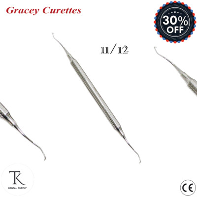 Gracey Periodontal Curettes 11/12 Dental Perio Probes & Calculus ...