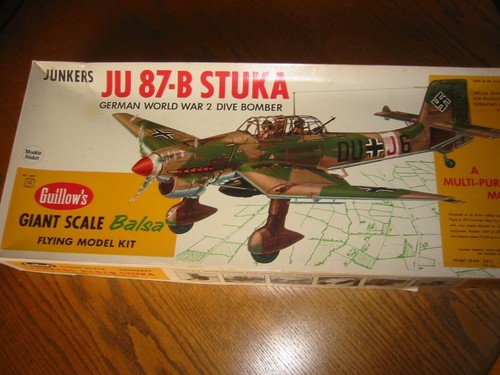 Guillow's JU 87-B Stuka Model Kit | eBay