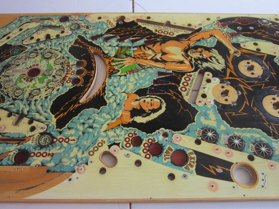Very Rare Original Williams 1979 Flash Pinball Playfield | eBay