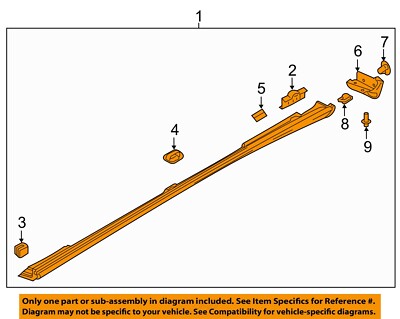 MAZDA OEM 16-21 CX-3 Exterior Trim-Rocker Molding D10E51PS0C | eBay