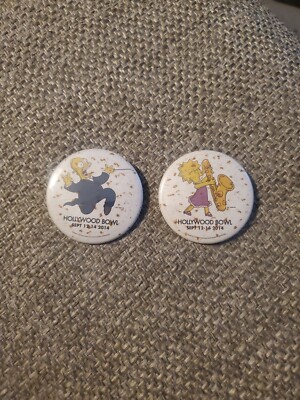 Homer & Lisa Simpson Pin 2014 Exclusive Hollywood Bowl The Simpsons ...