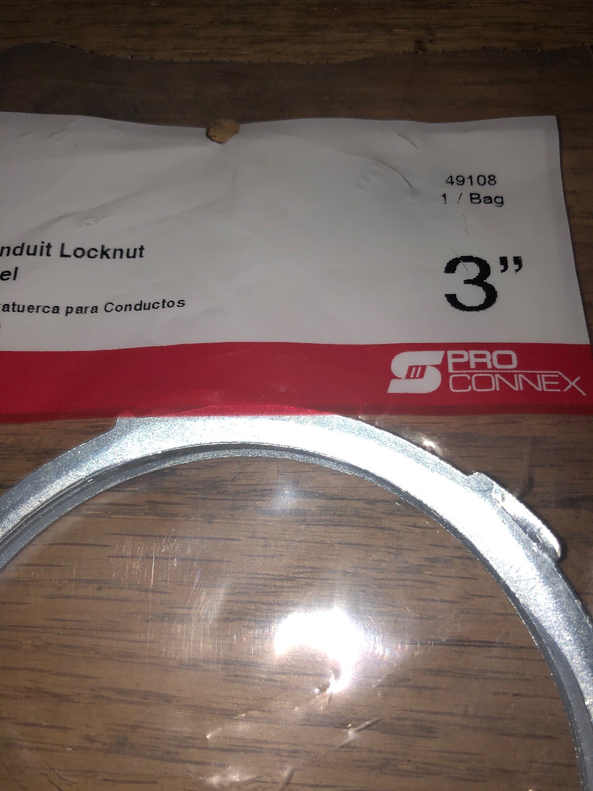 2EA - 3" STEEL LOCKNUT SIGMA PRO CONNEX 49108 RIGID/IMC/EMT/PVC 11257 ...