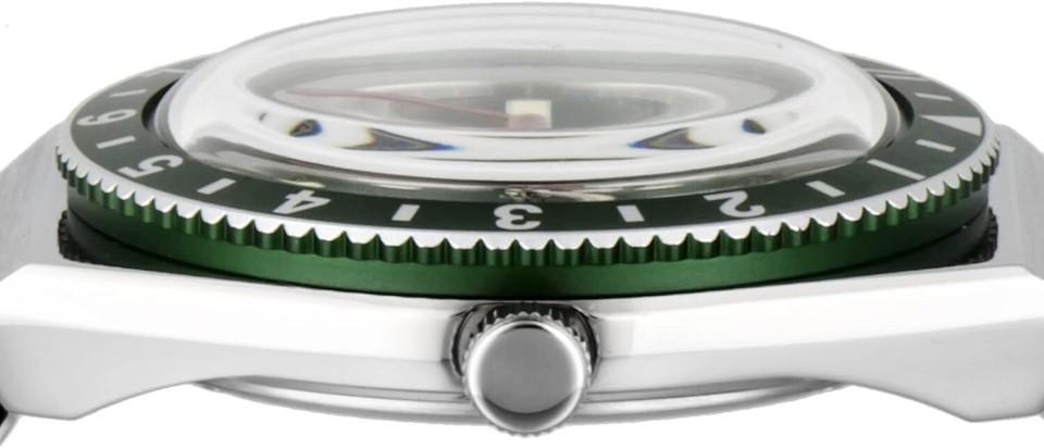 TIMEX Watch Q Timex Green Dial Quartz 38MM TW2U61700 Men's Silver | eBay