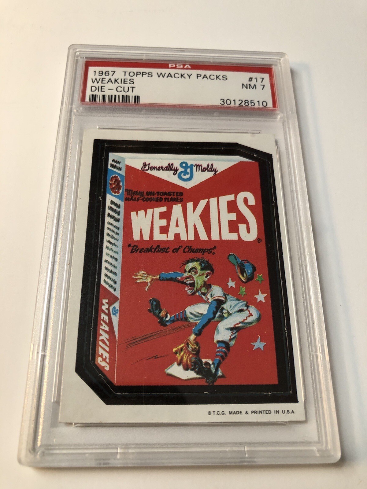 1967 Wacky Packages Diecut WEAKIES 17 of 44 PSA 7 NM | eBay