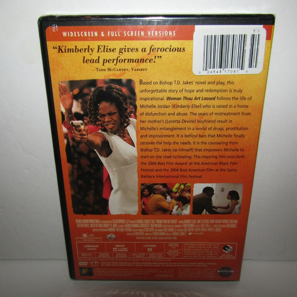 Woman Thou Art Loosed DVD Brand New & Sealed Full Screen & Widescreen ...