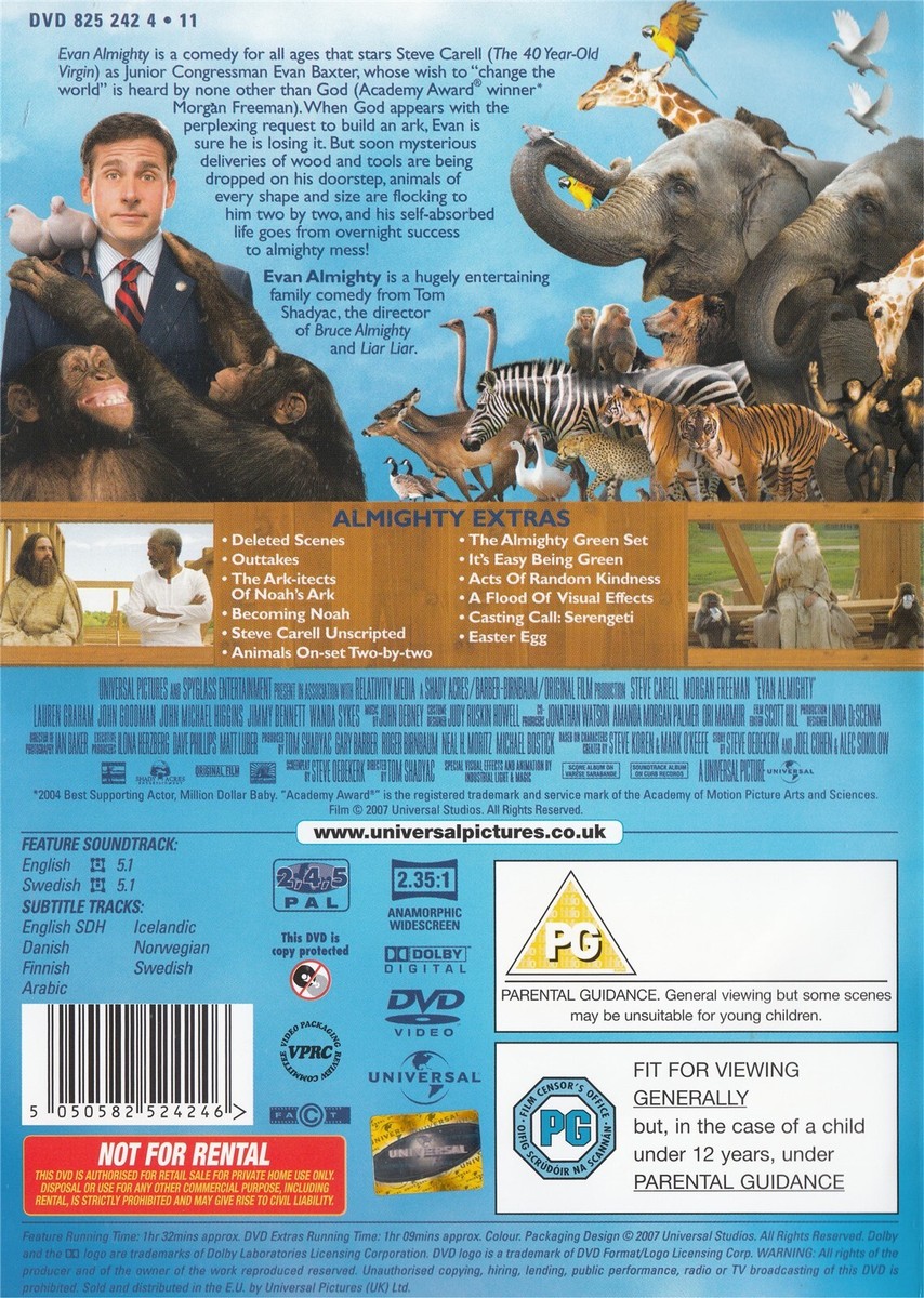 Evan Almighty Dvd Evan Almighty (2007) – DVD Menus