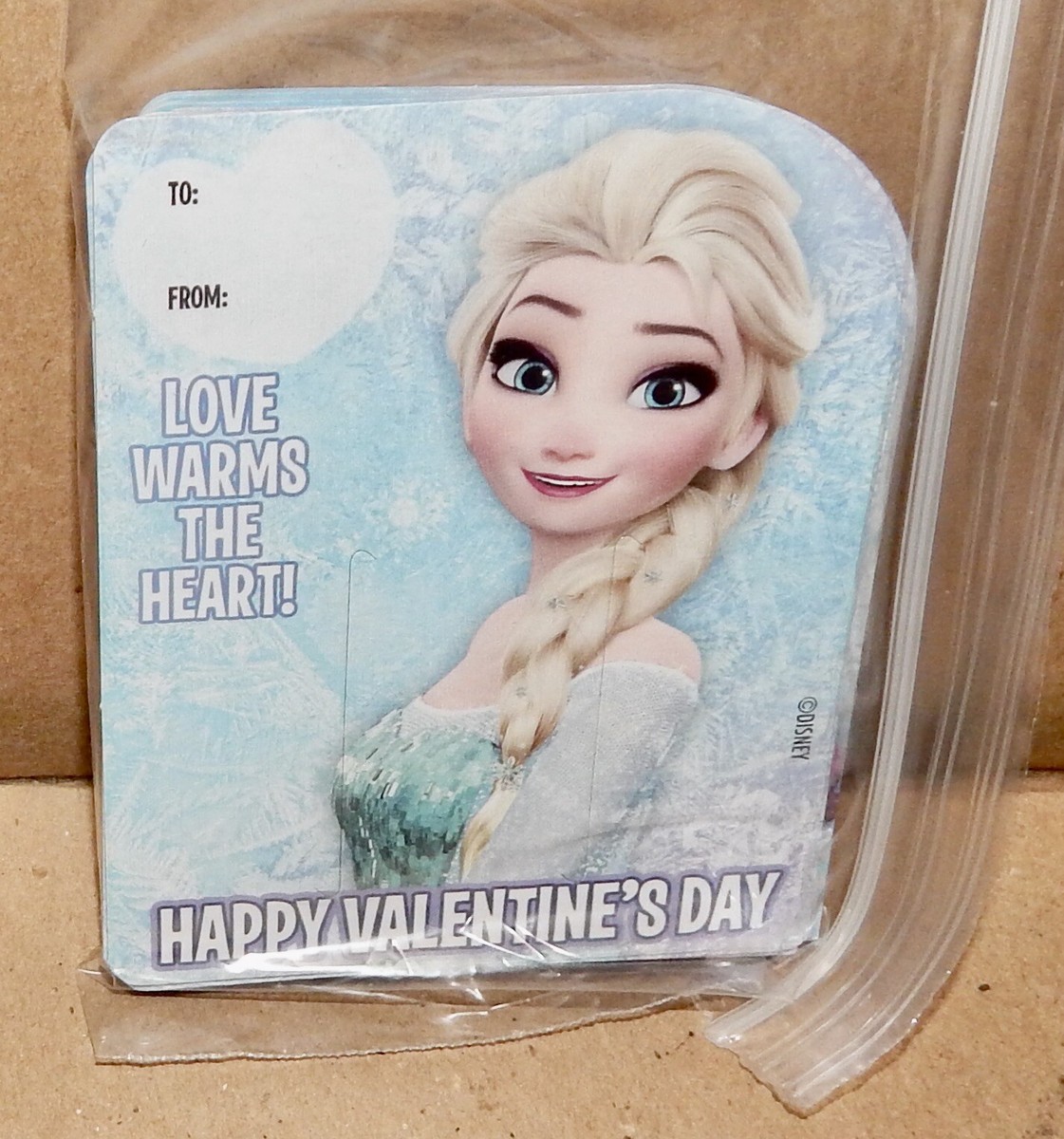Frozen Valentine Cards With Marshmallow