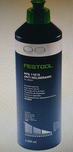 Festool WHITE HIGH GLOSS POLISHING COMPOUND 500ml Water-Based *German ...