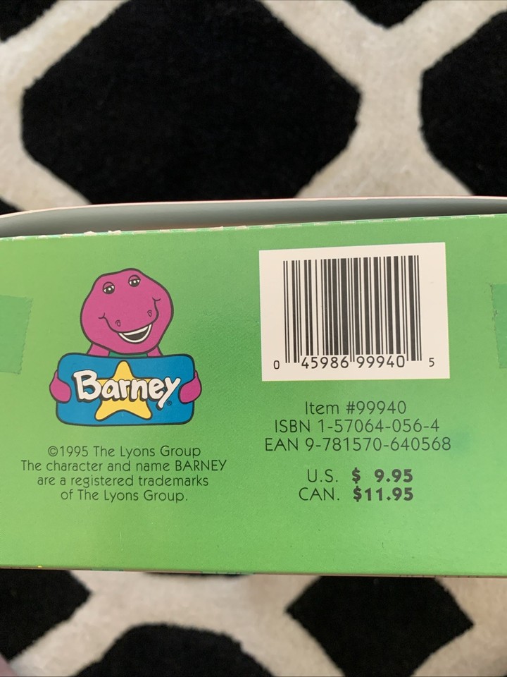 Barney’s Farm Animals Book And Puppet Set. Vintage 1995 The Lyons Group ...