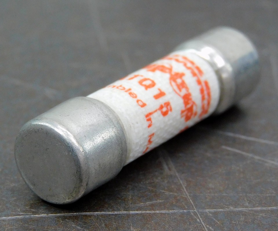Ferraz Shawmut ATQ15 Amp Trap Time Delay Fuse 600V AC 15 A Lot of Six ...