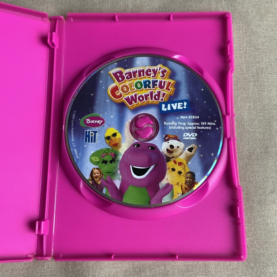 Barney: Barney’s Colorful World Live! (DVD 24 Songs+) BJ Baby Bop Stage ...