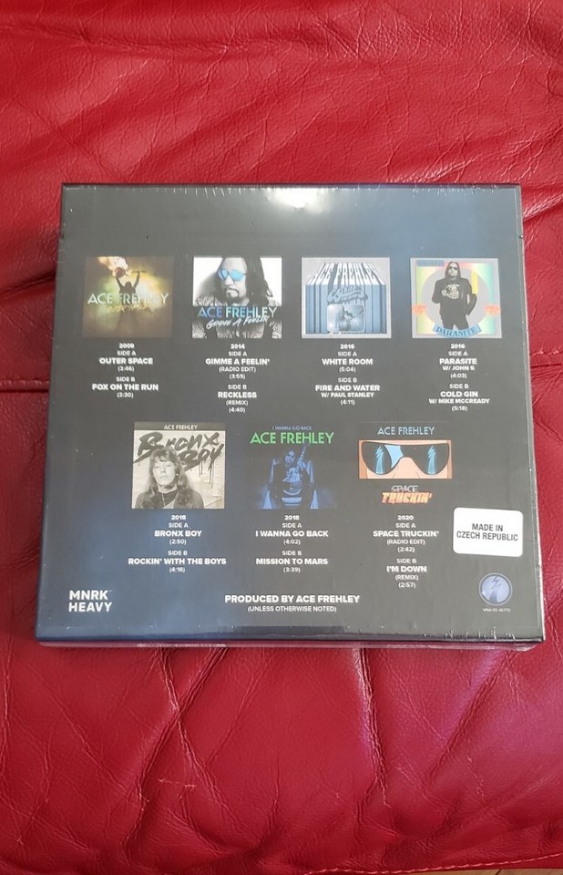 ACE FREHLEY The 21st Century Singles Collection 45 7" Box Set⚡Sealed⚡ ...