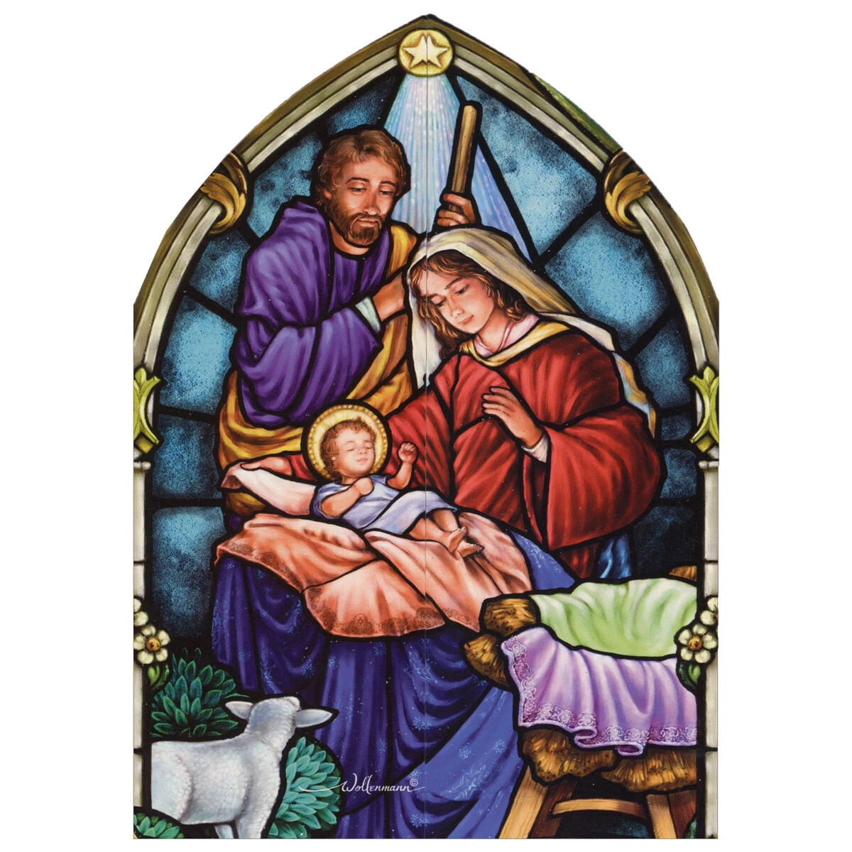 Nativity Stained Glass