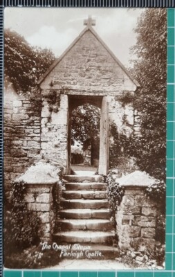 POSTCARD FARLEIGH CASTLE THE CHAPEL STEPS | eBay