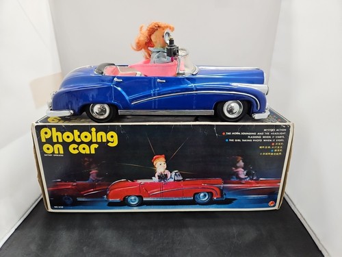 Vintage Photoing on Car Battery Operated Toy in Original Box - Read | eBay
