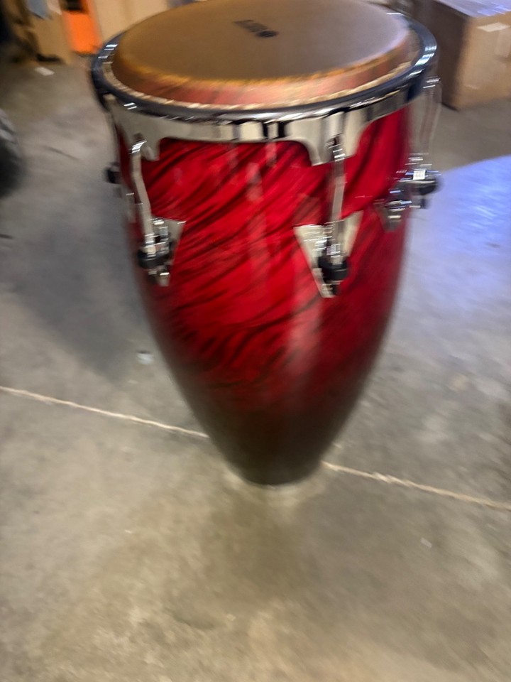LP Performer Series Conga With Chrome Hardware 11.75 in. Red Fade ...