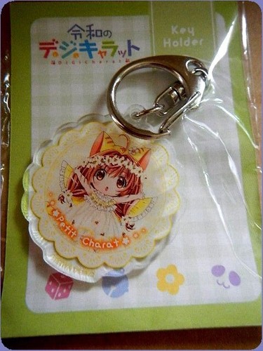 Di Gi Charat Petit Charat Angel and Devil acrylic keychain Content seed ...