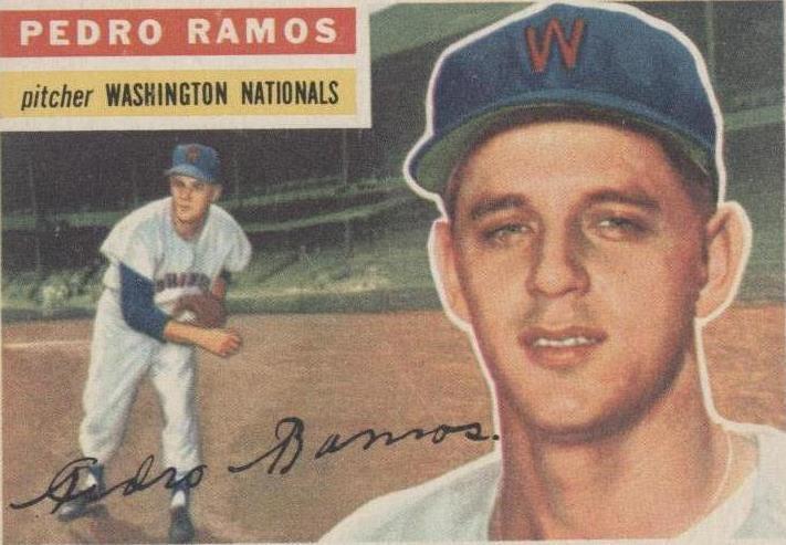 1956 Topps - Pedro Ramos #49 White Back (RC) for sale online | eBay