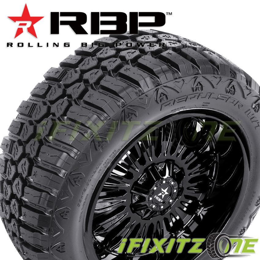 4 RBP Repulsor M/T RX 275/65R18LT 123/120Q E Off-Road Mud Tires Stylish ...