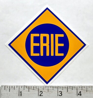 Erie Railroad Railway vintage retro sticker decal | eBay