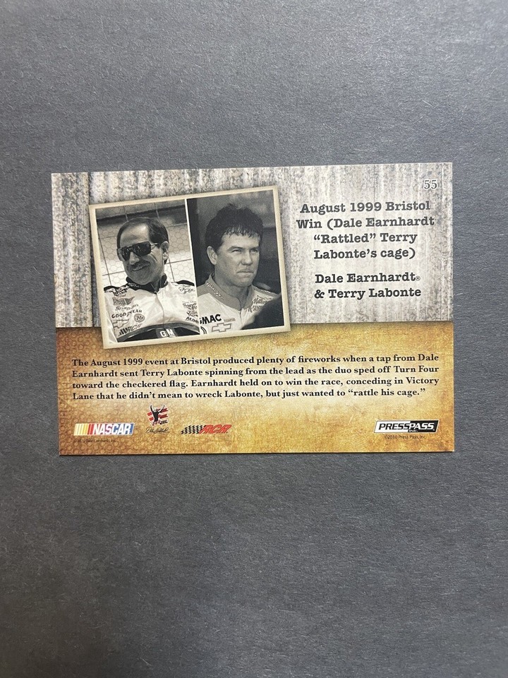 2010 Press Pass Legends #55 Dale Earnhardt/Terry Labonte | eBay
