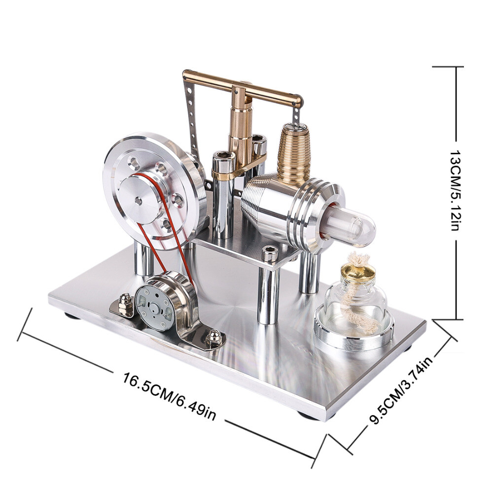 Stirling Engine Model Science Educational Toys Gift Tools with Alcohol ...