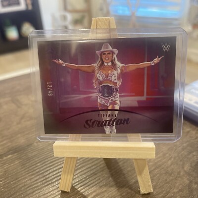 2023 Panini Chronicles Luminance WWE TIFFANY STRATTON Purple #d /49 ...