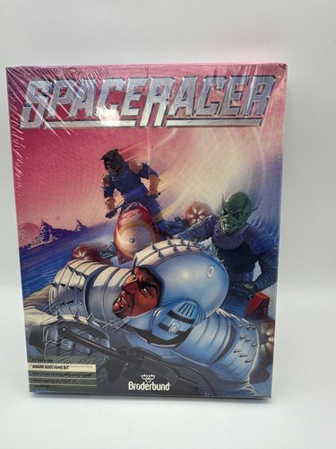Space Racer for Atari ST by Broderbund Software - vintage video game ...
