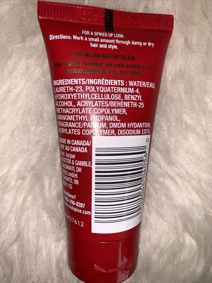 New TRAVEL SIZE Old Spice Spiking Glue DEADLOCK 0.84 fl oz Bottle Hair ...