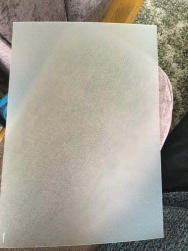 A4 Frosted Acetate Sheet-Clear Flexible Polypropylene Plastic Binding ...