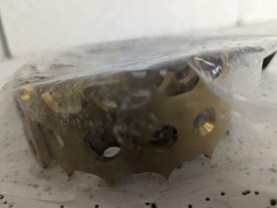 Bullseye BMX Pro Cages Bear Trap Pedals NOS New Mid School Gold Sharp ...