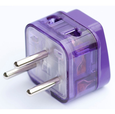 Travel Adapter Power Plug for US to ISRAEL JORDAN Type H Purple [2 ...