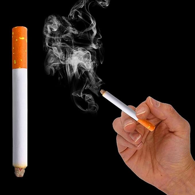 Fake Cigarettes,(Pack of 48),Fake Puff Cigarettes,3.25 Inch,Blow Smoke ...