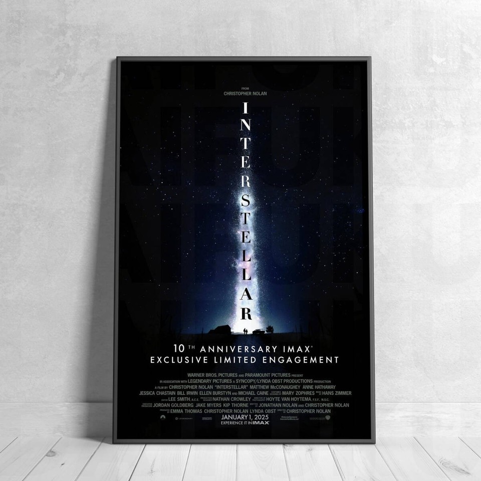 Interstellar IMAX Double-sided Theaters Poster 27x40 New International ...