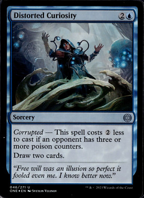 Distorted Curiosity - 46/271 - ONE - NM - MTG Magic the Gathering | eBay