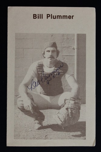 Bill Plummer Cubs Reds Mariners Signed Autograph 3x5 Christian Tract | eBay