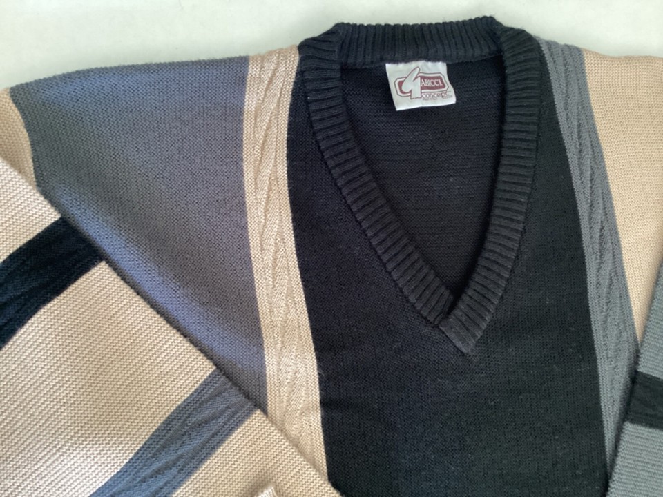 Vintage Gabicci Sweater Mens Knit Wool Blend Large Italy | eBay