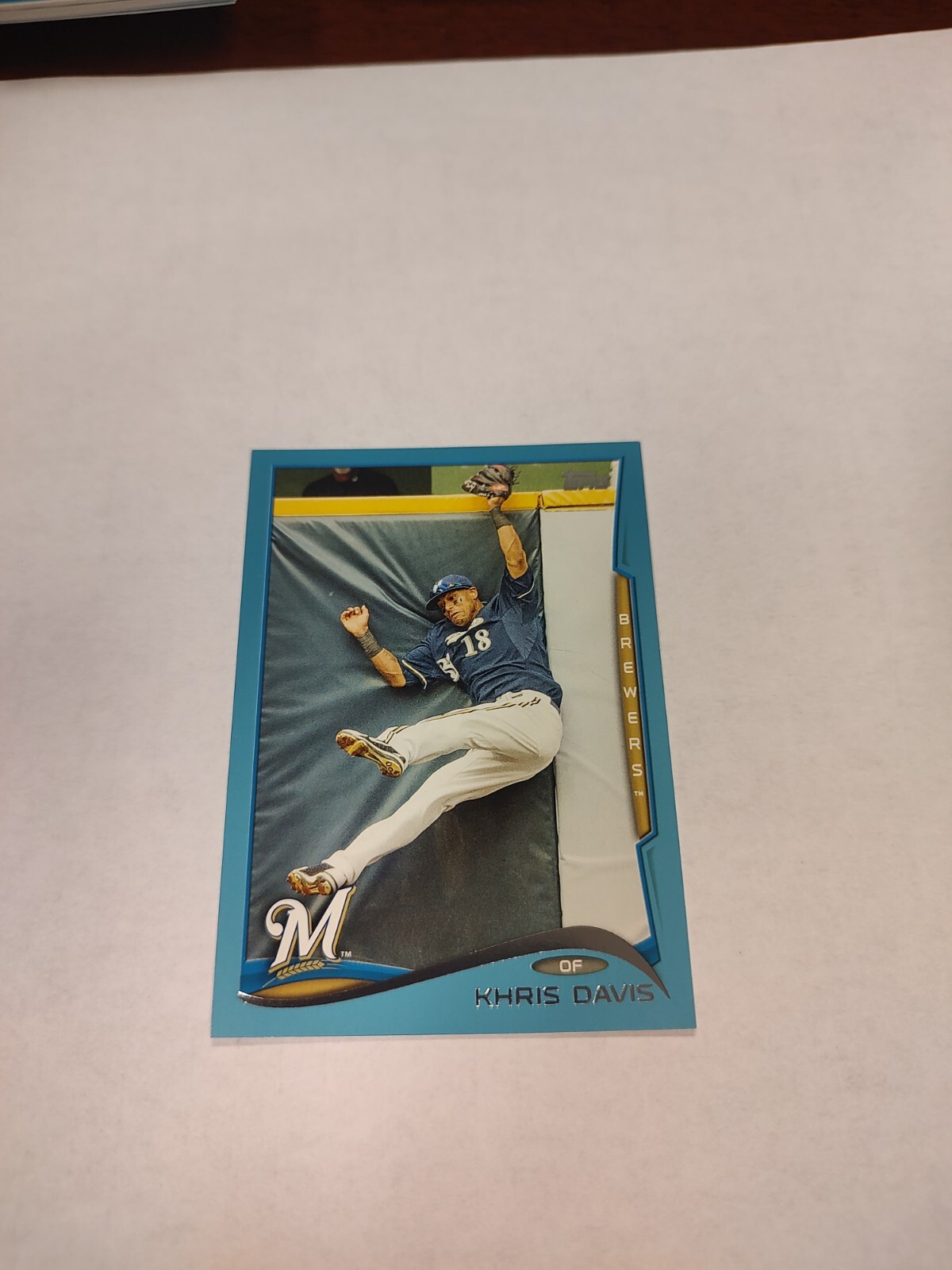 2014 Topps Wal-Mart Blue Khris Davis #326 (PWE) | eBay