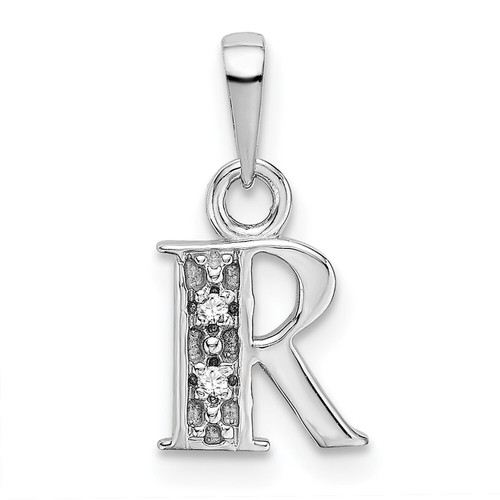 Real 10ktW Initial R Charm | eBay