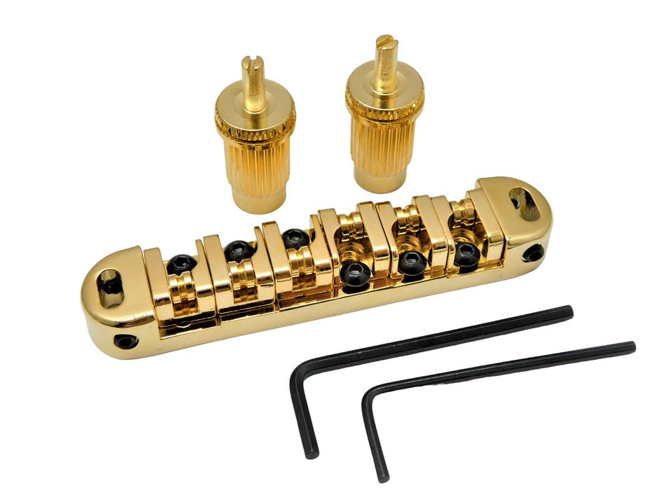Wilkinson LOCKING ROLLER Bridge for Les Paul® Epiphone® Guitar - GOLD ...