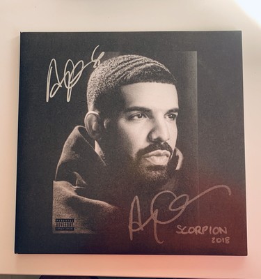 DRAKE Autographed Signed Scorpion Vinyl Toronto Singer Rapper Artist ...