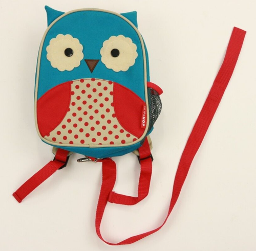 Skip Hop Zoo Mini Backpack with Safety Harness Owl Blue Red | eBay