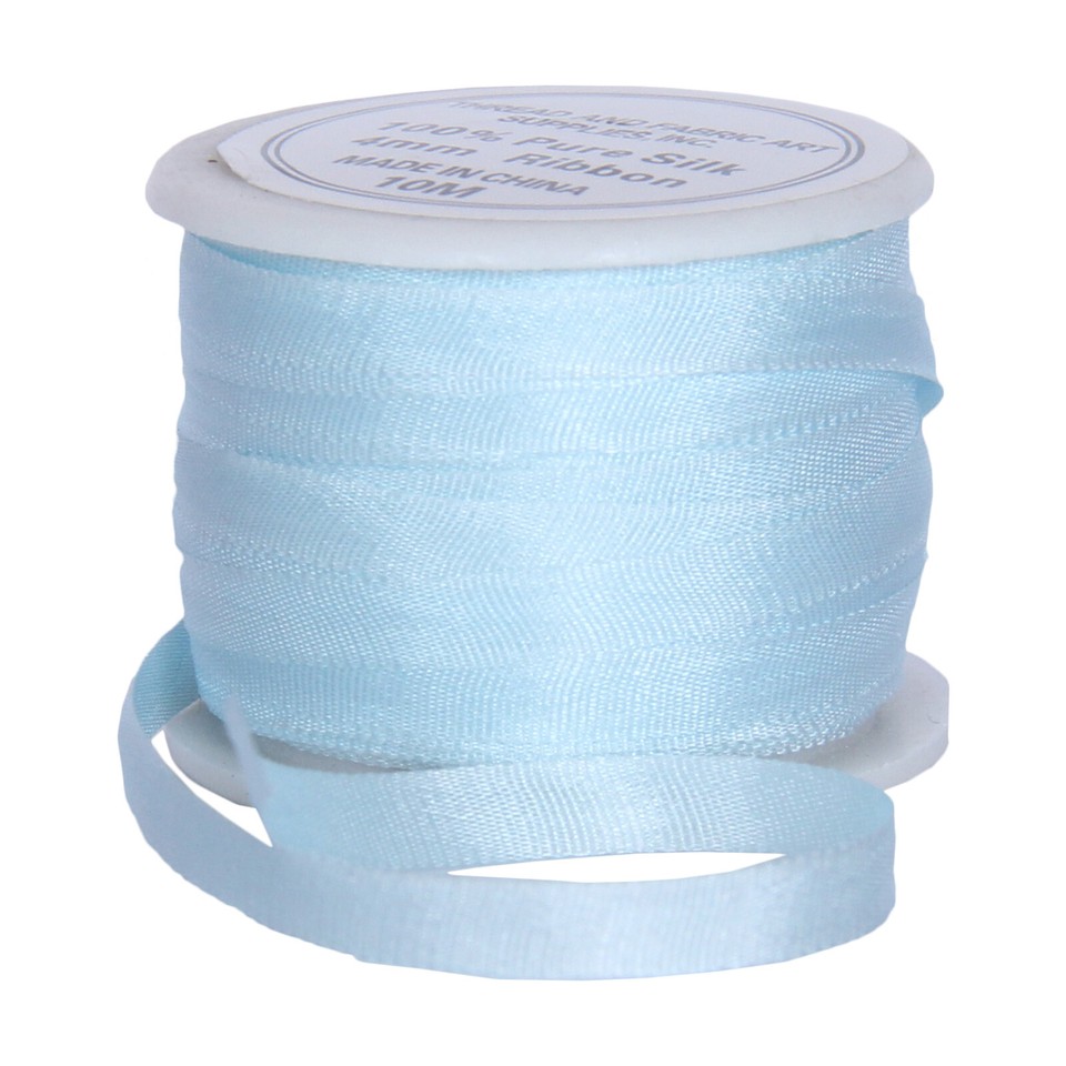 PURE SILK RIBBON 2MM, 4MM, 7MM - 50 COLORS - 3 WIDTHS - THREADART | eBay