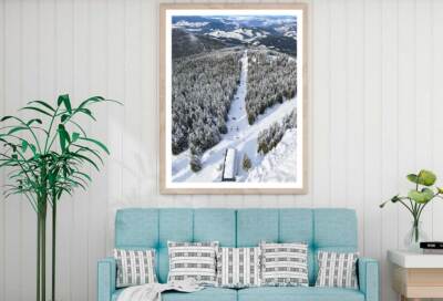 Winter Snow Landscape Bulgaria Print Premium Poster High Quality choose ...