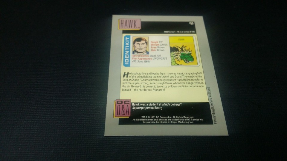 1991 DC Comics Cosmic Hawk #55 NM | eBay