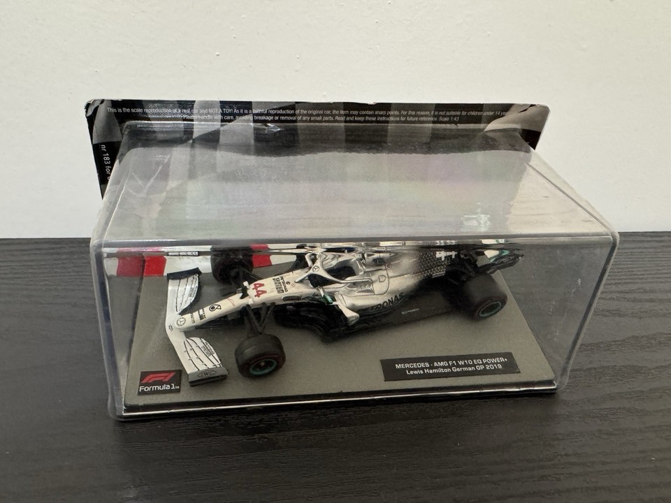 PANINI F1 Car Collection - 1/43 #183 Lewis Hamilton Mercedes AMG F1 W10 ...